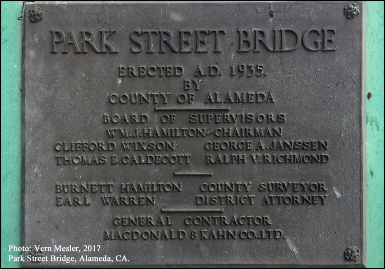 Park Street Bridge, Alameda California - Historic Bridge Restoration