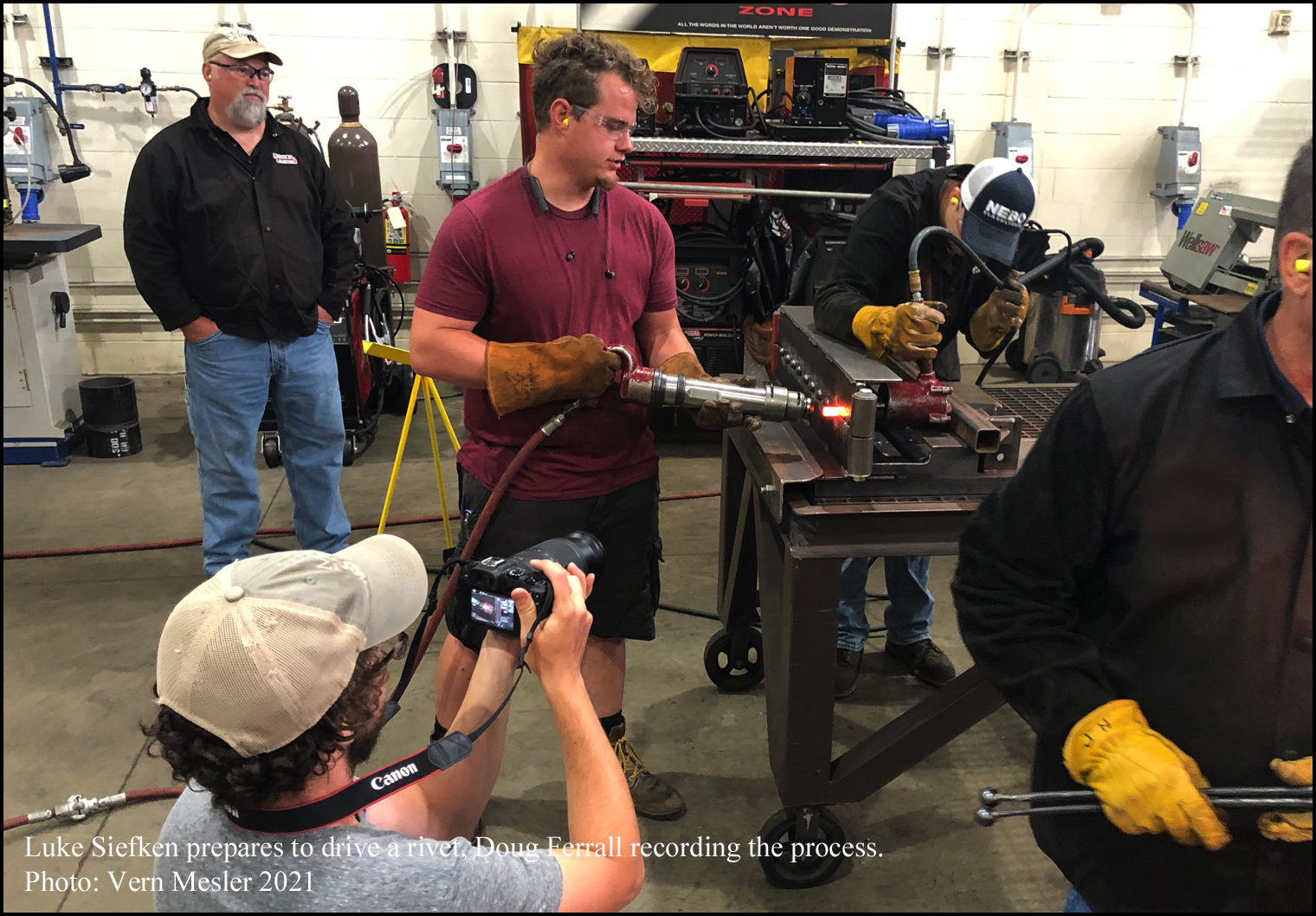 Calhoun County Rivet Demonstration - Historic Bridge Restoration