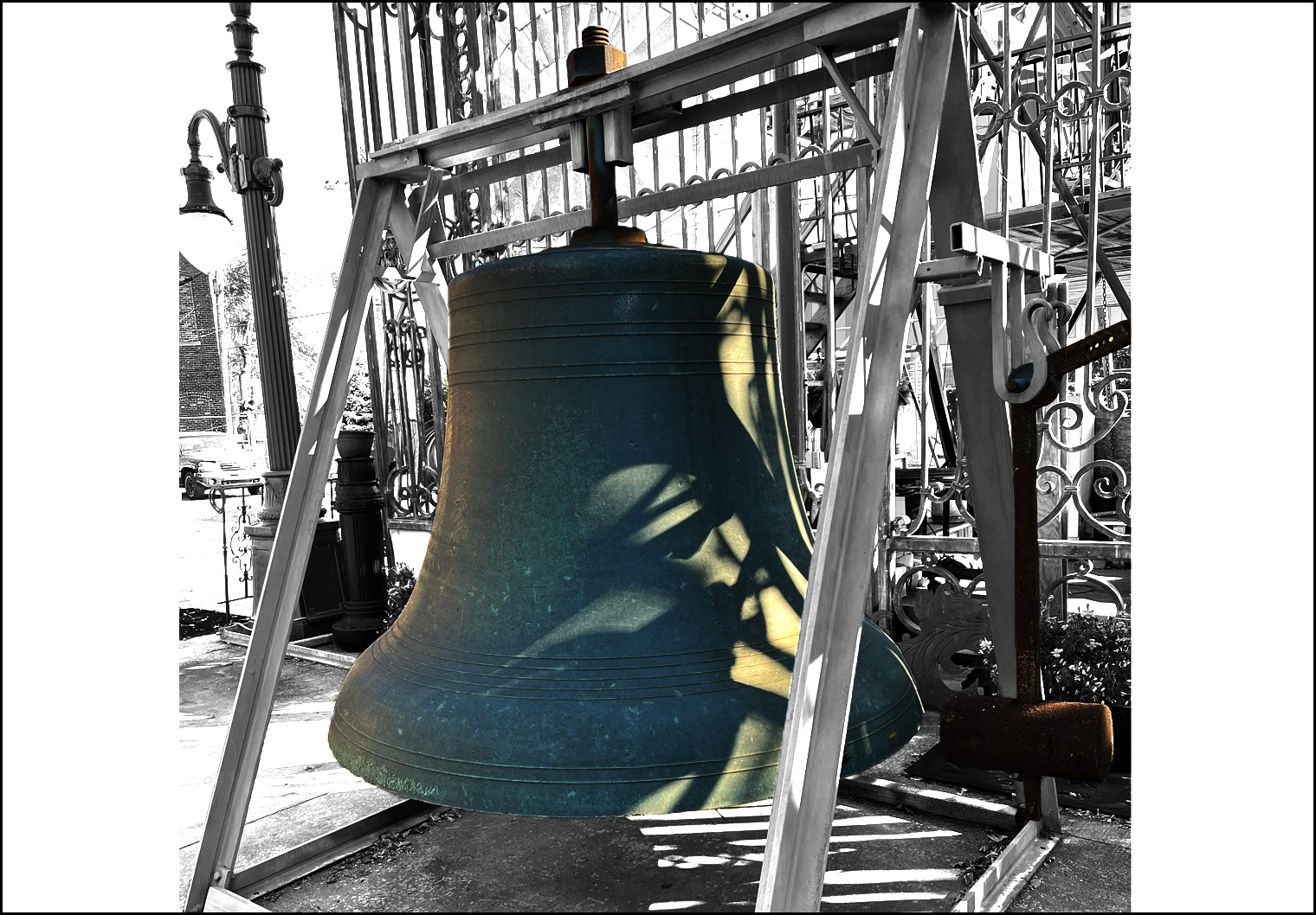 Riveted Unity Bell Frame - Historic Bridge Restoration
