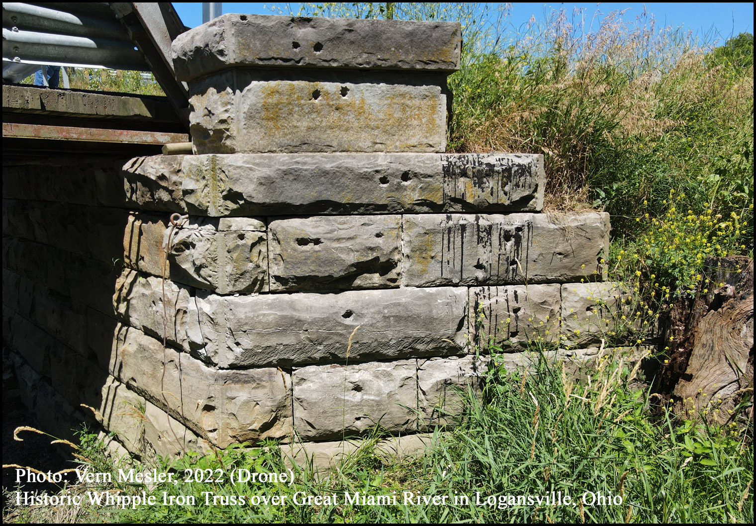 A day of drone photography of Whipple truss bridges - Historic Bridge ...